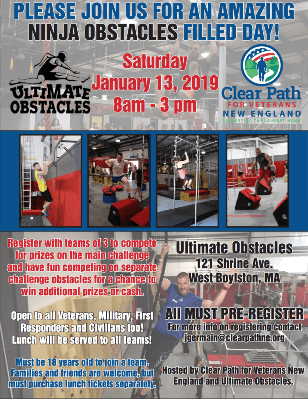Ultimate Obstacles - Clear Path for Veterans New England