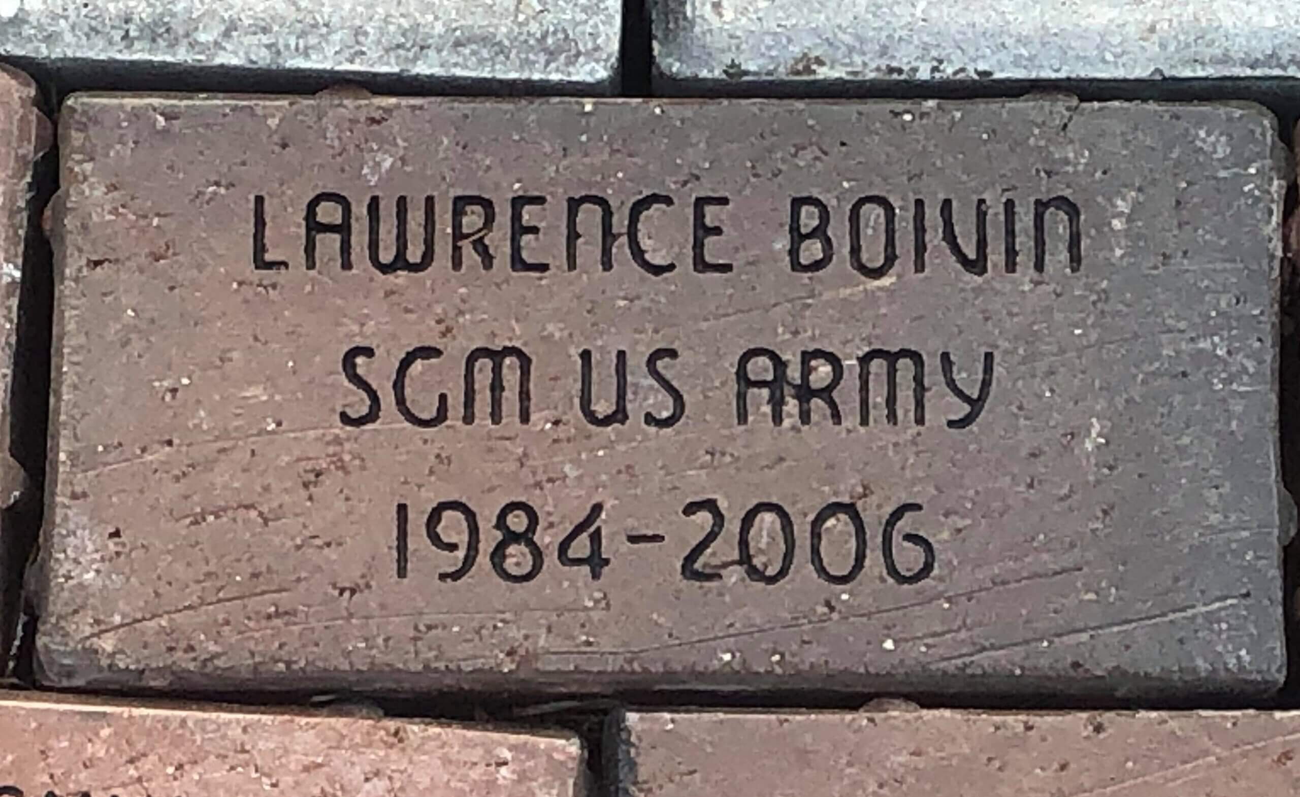 Commemorative brick program - Clear Path for Veterans New England